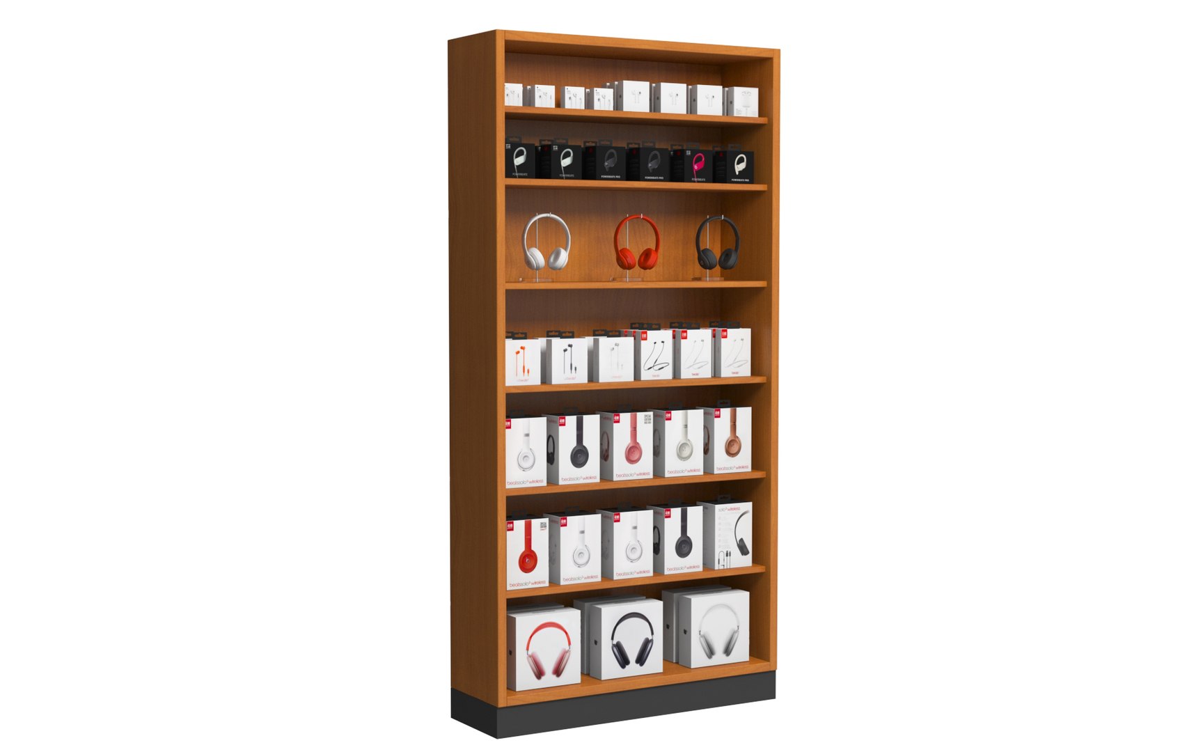 3D Shop Shelving Electronics 1 Model - TurboSquid 1822984