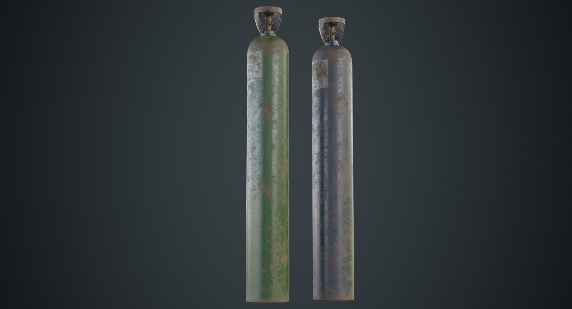 Gas Cylinder Contains 2c 3D Model - TurboSquid 1410528