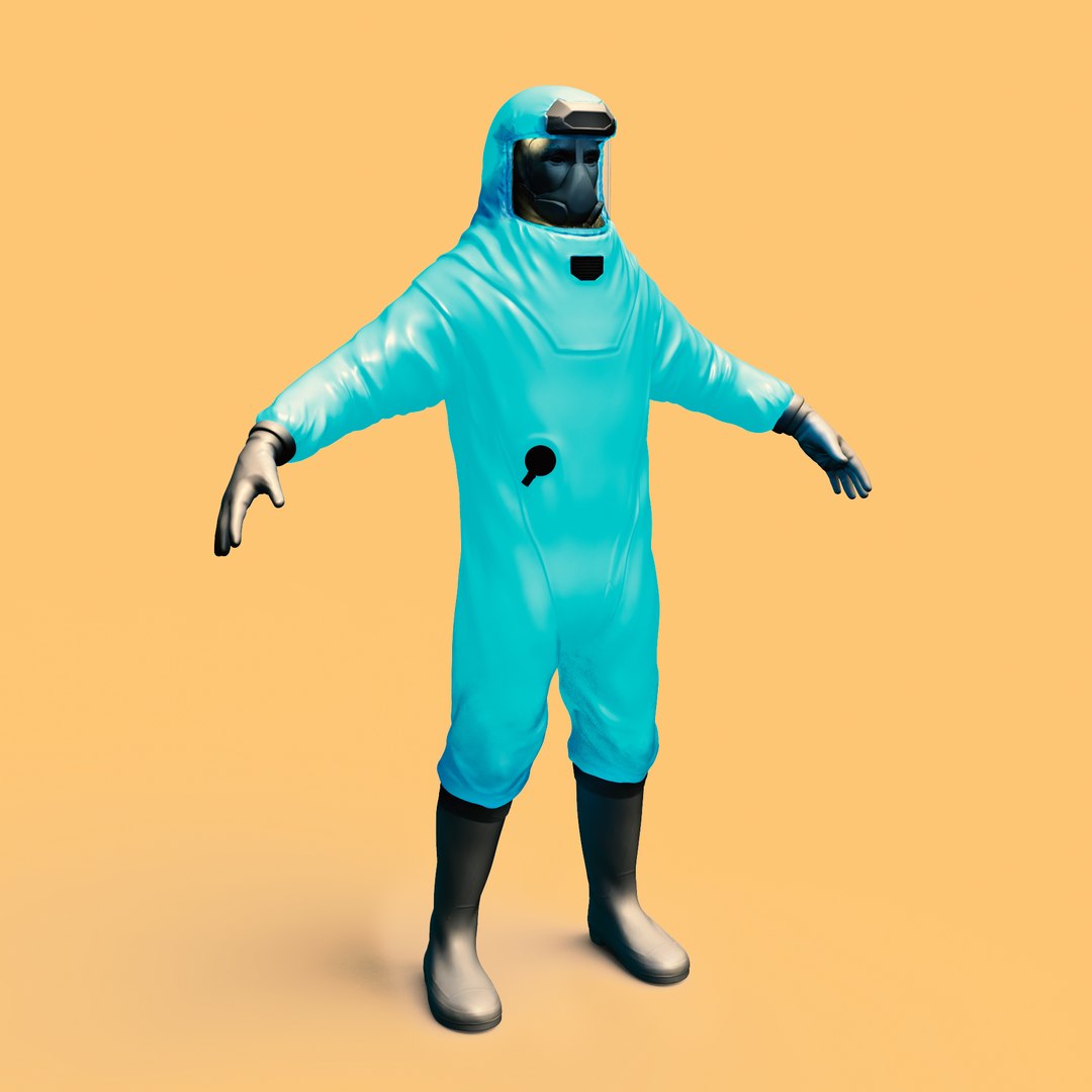 3D Biohazard Protection Suit Model - TurboSquid 1836497