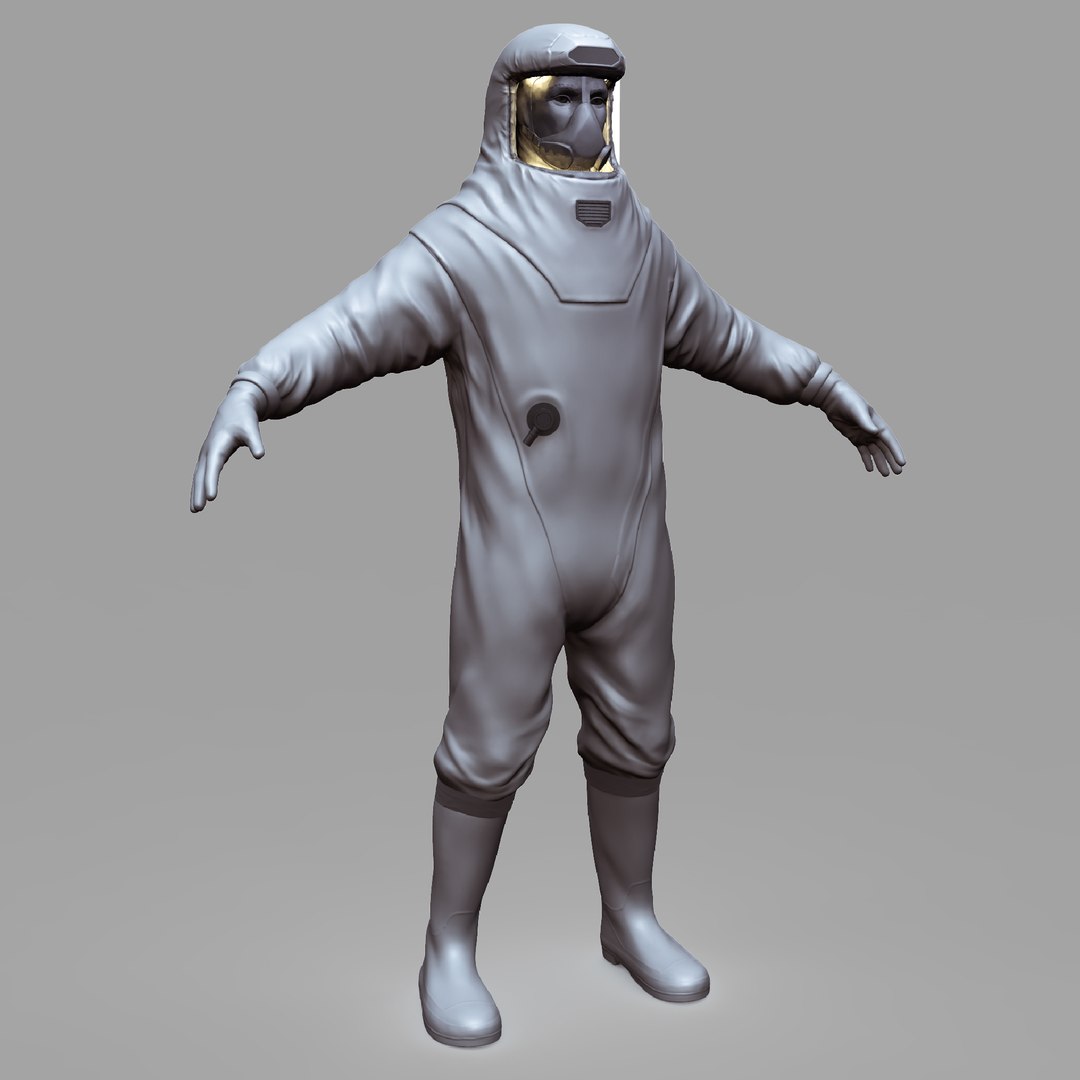 3D Biohazard Protection Suit Model - TurboSquid 1836497