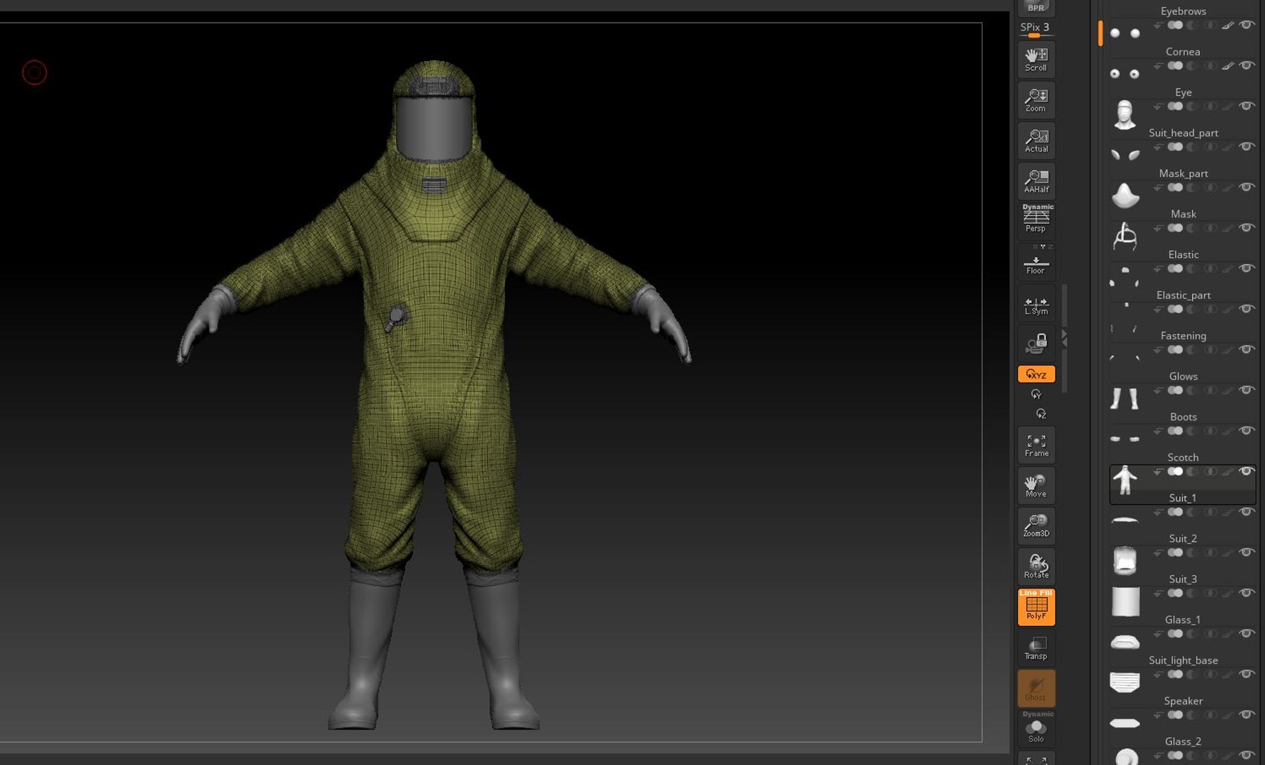 3D Biohazard Protection Suit Model - TurboSquid 1836497