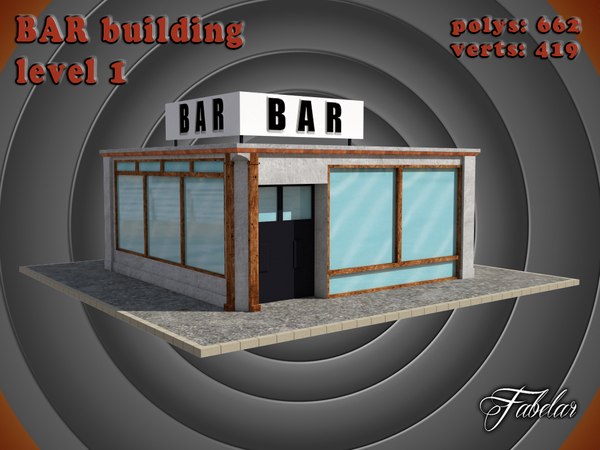 Bar 3ds Max Models for Download | TurboSquid