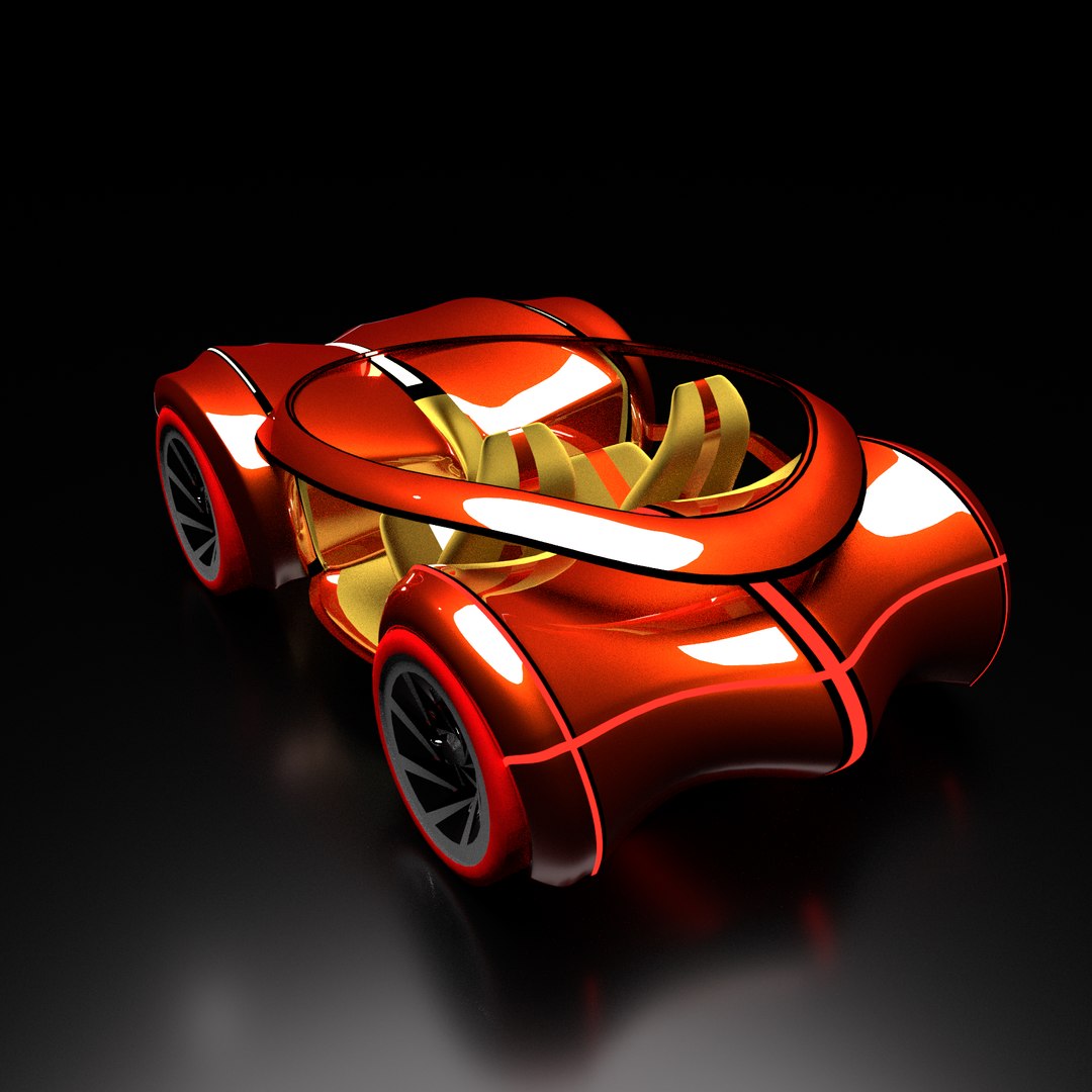 CONCEPT GLASS CAR Q 3D Model - TurboSquid 1849842