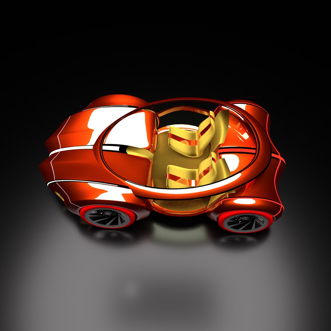 CONCEPT GLASS CAR Q 3D Model - TurboSquid 1849842
