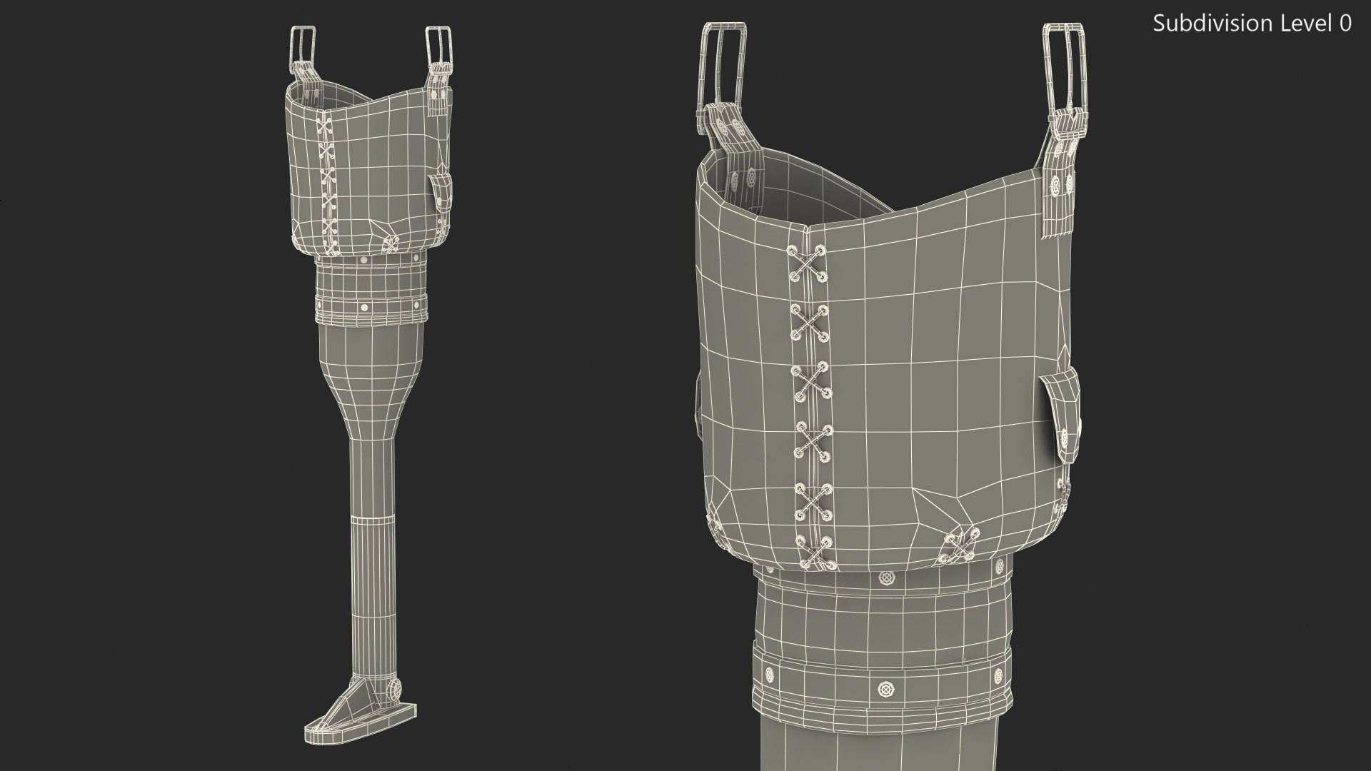 Pirate prosthetic leg model - TurboSquid 1713200