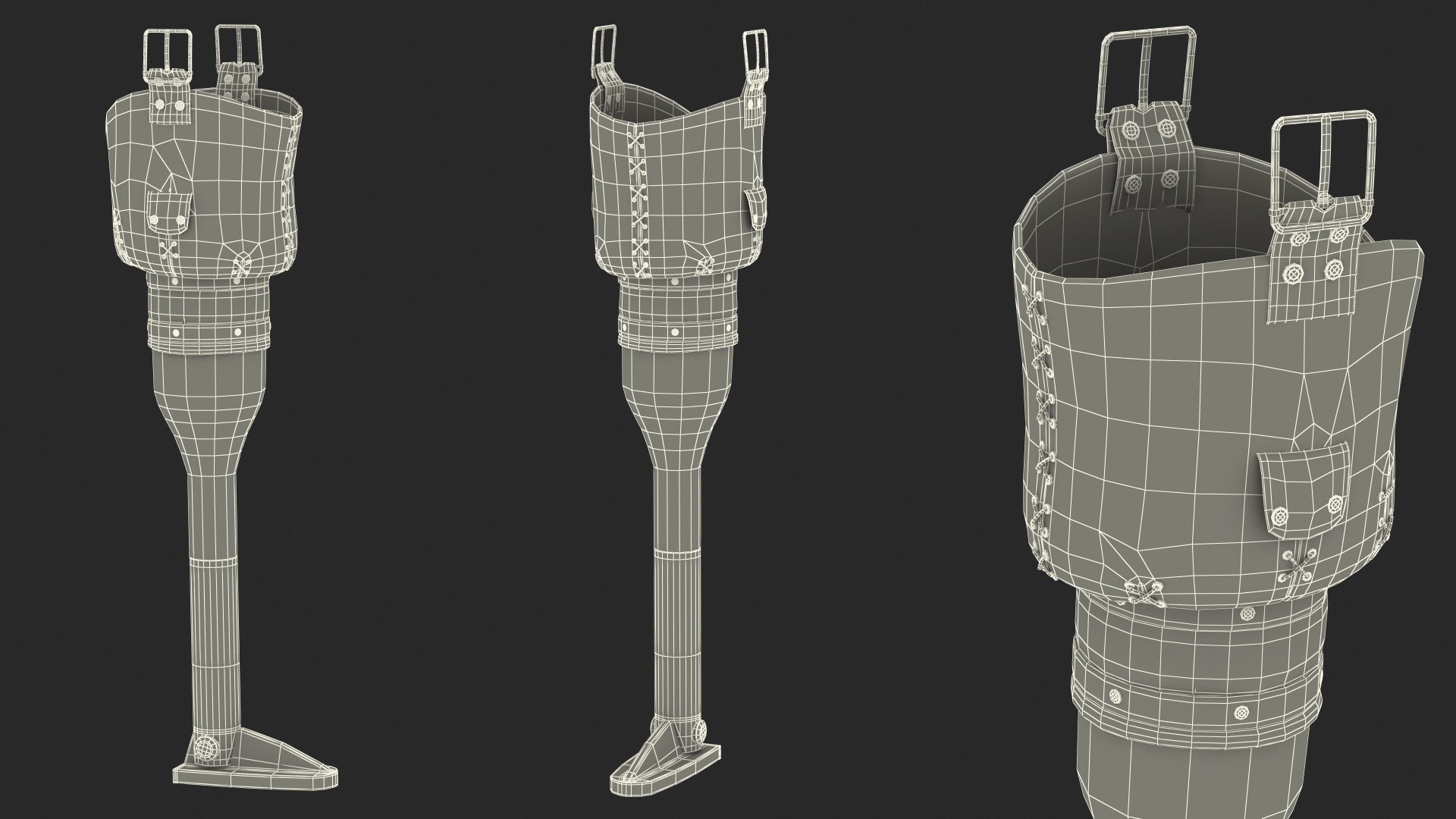 Pirate prosthetic leg model - TurboSquid 1713200