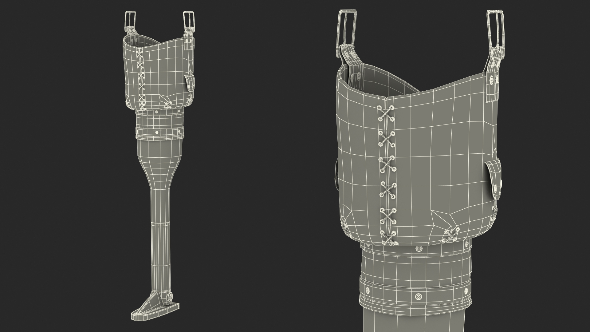 Pirate Prosthetic Leg Model - TurboSquid 1713200