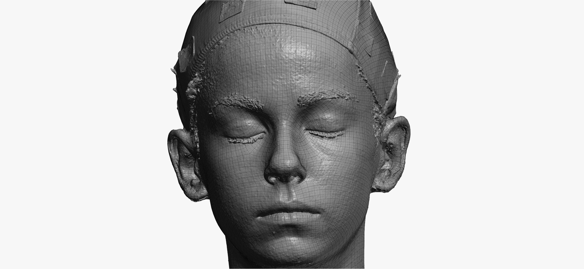 3D rhea human head eyes - TurboSquid 1658638