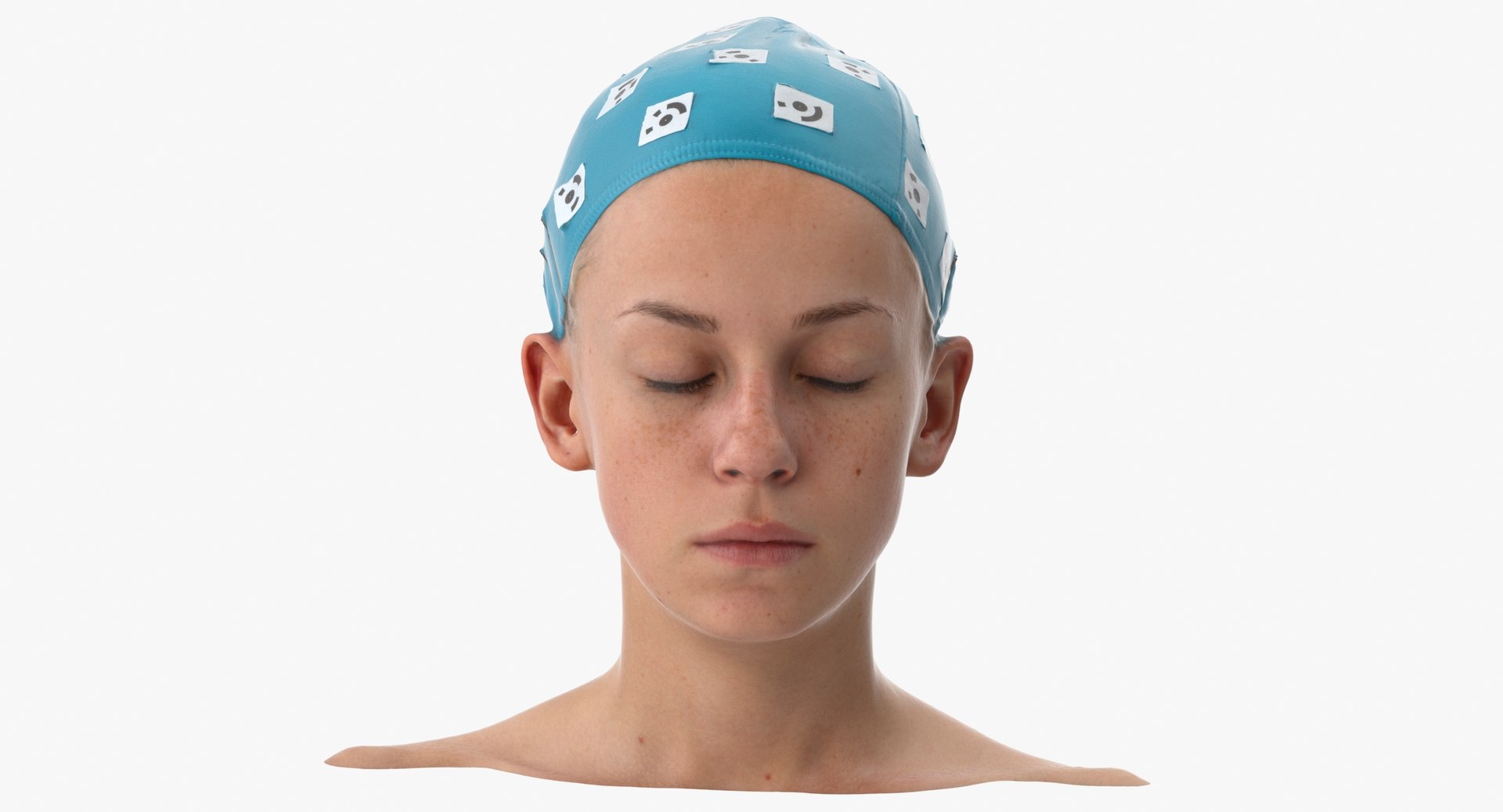 3D Rhea Human Head Eyes - TurboSquid 1658638