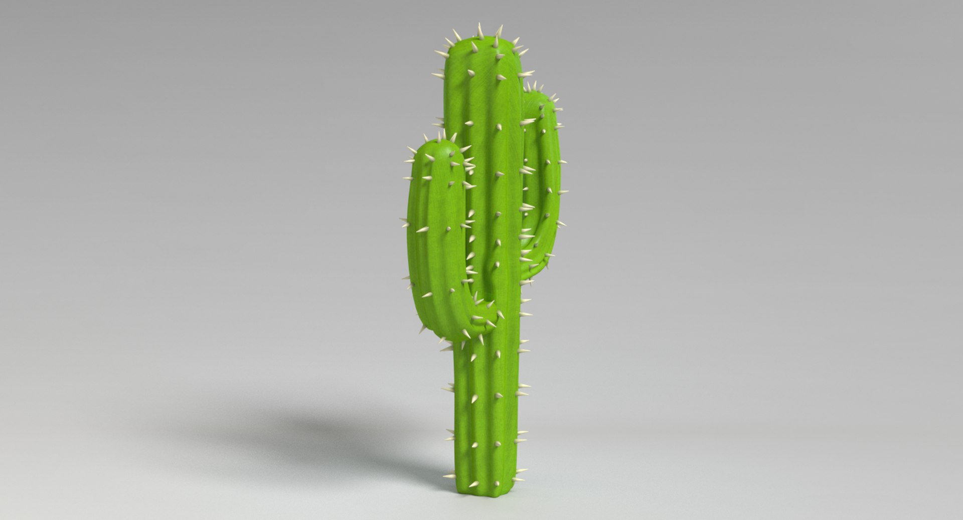 Cartoon Cactus Obj