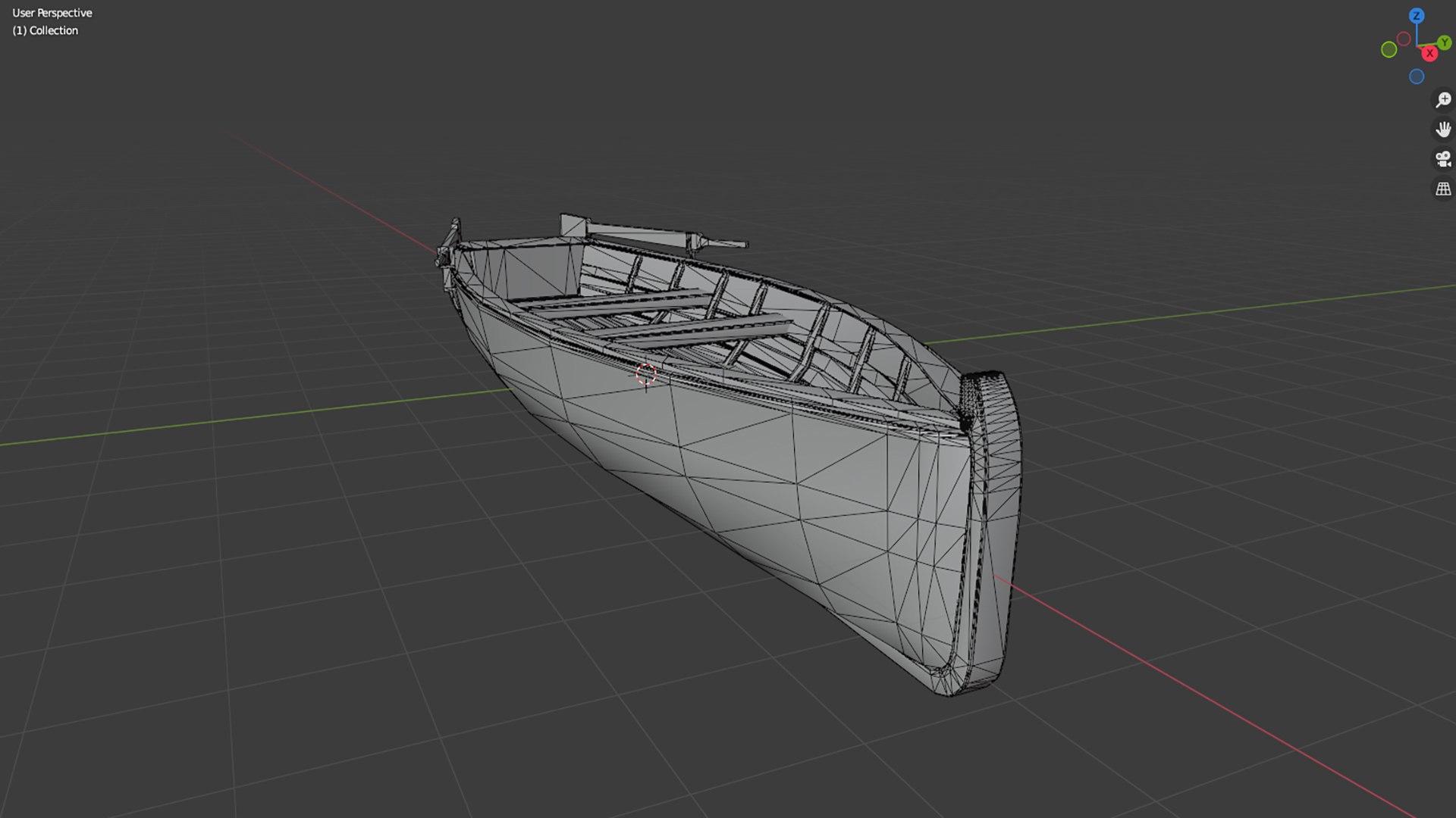 3D Wooden Boat Low Poly - TurboSquid 1865862