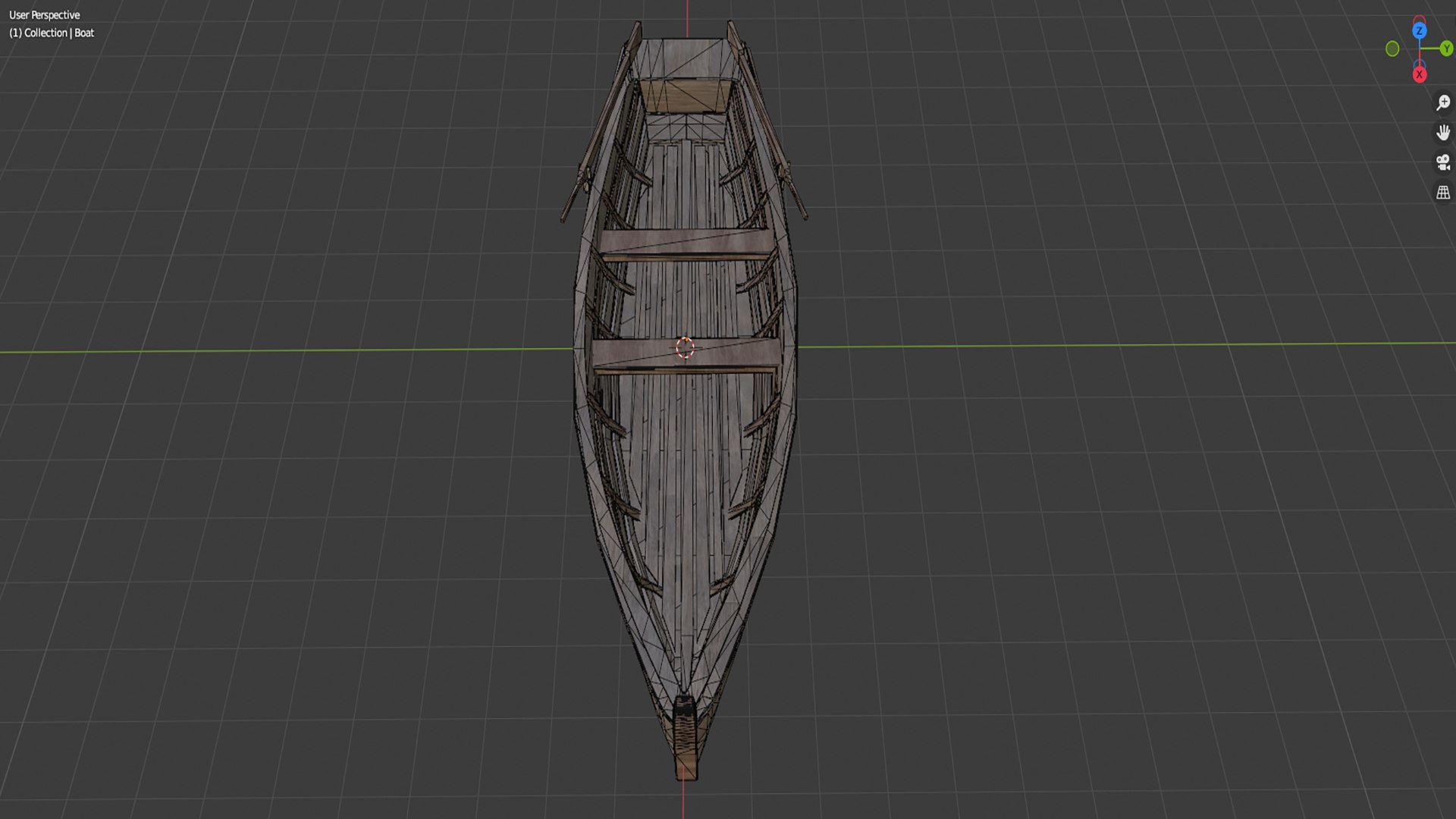 3D Wooden Boat Low Poly - TurboSquid 1865862