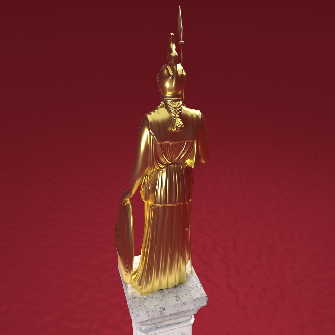 Athena Statue model - TurboSquid 2054925