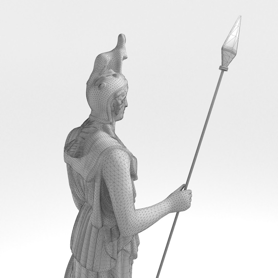 Athena Statue model - TurboSquid 2054925