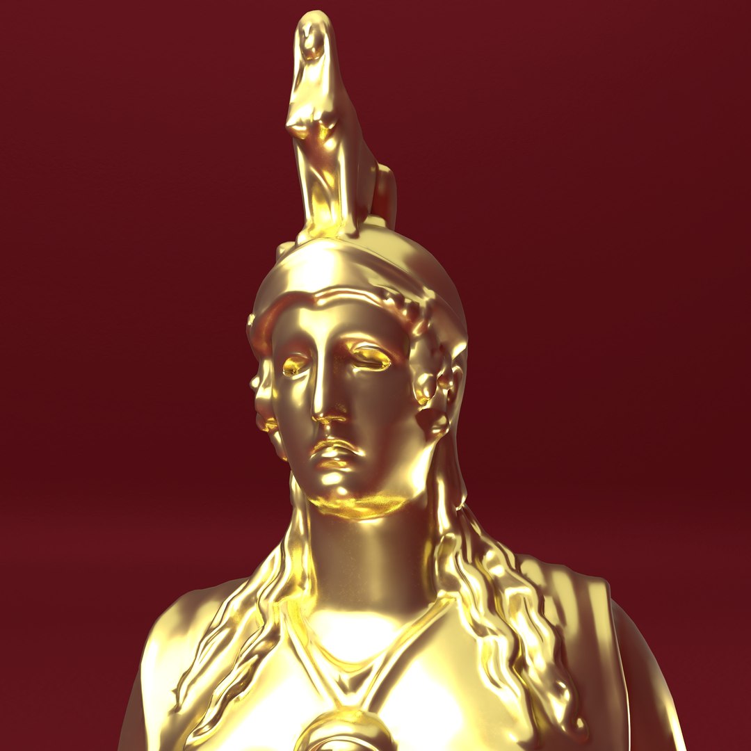 Athena Statue model - TurboSquid 2054925