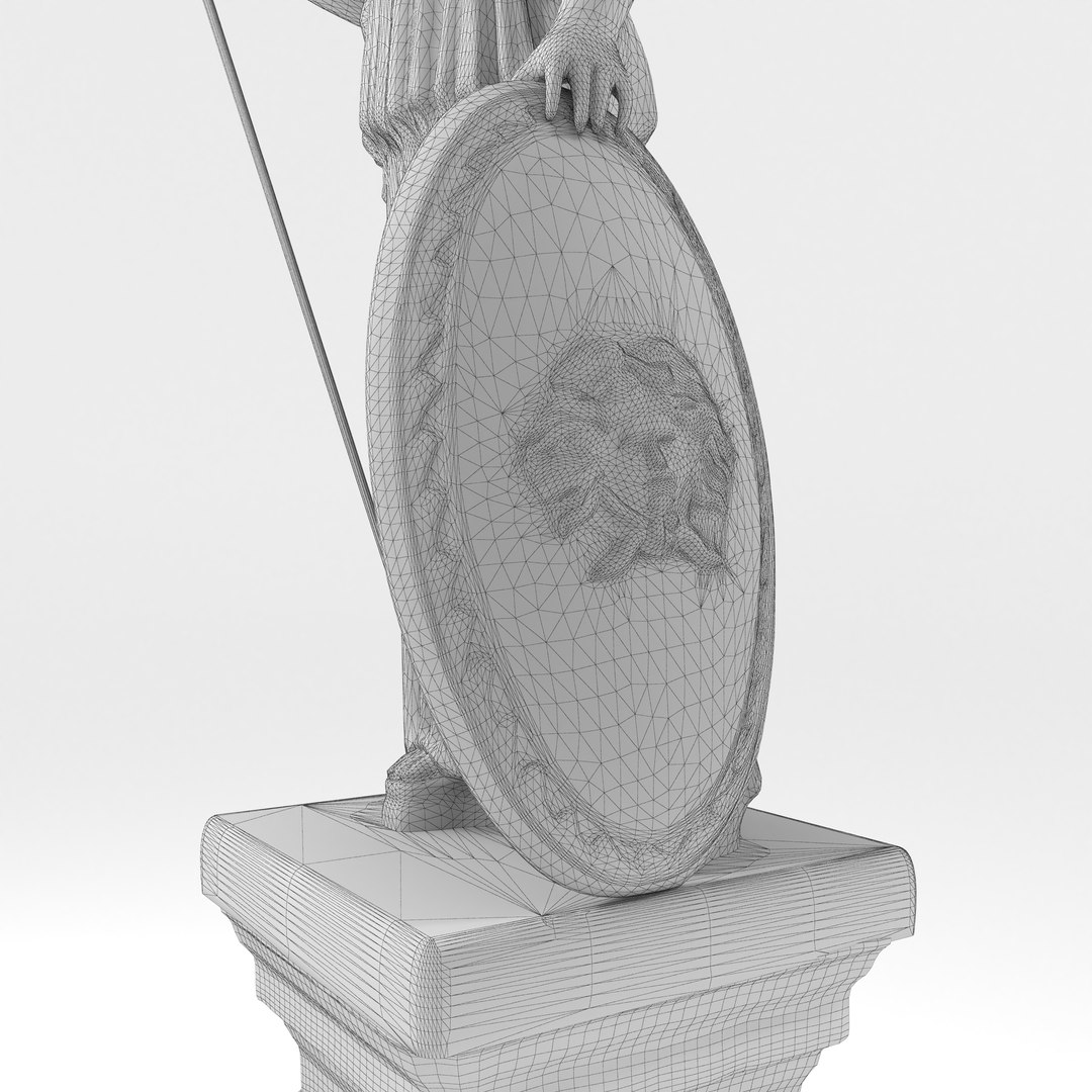 Athena Statue model - TurboSquid 2054925