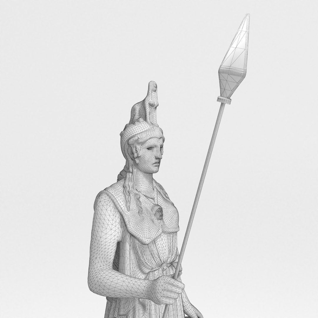 Athena Statue model - TurboSquid 2054925