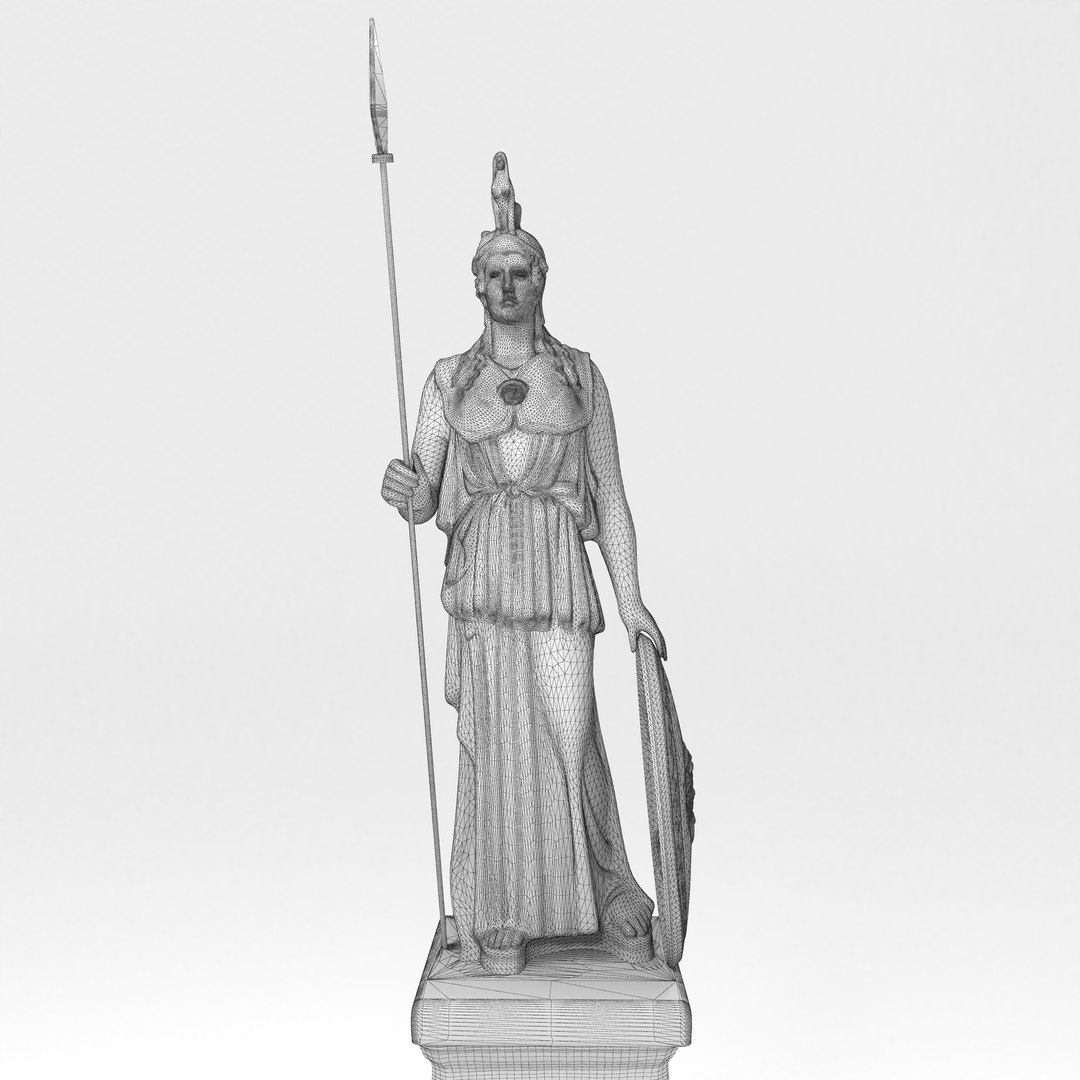 Athena Statue model - TurboSquid 2054925