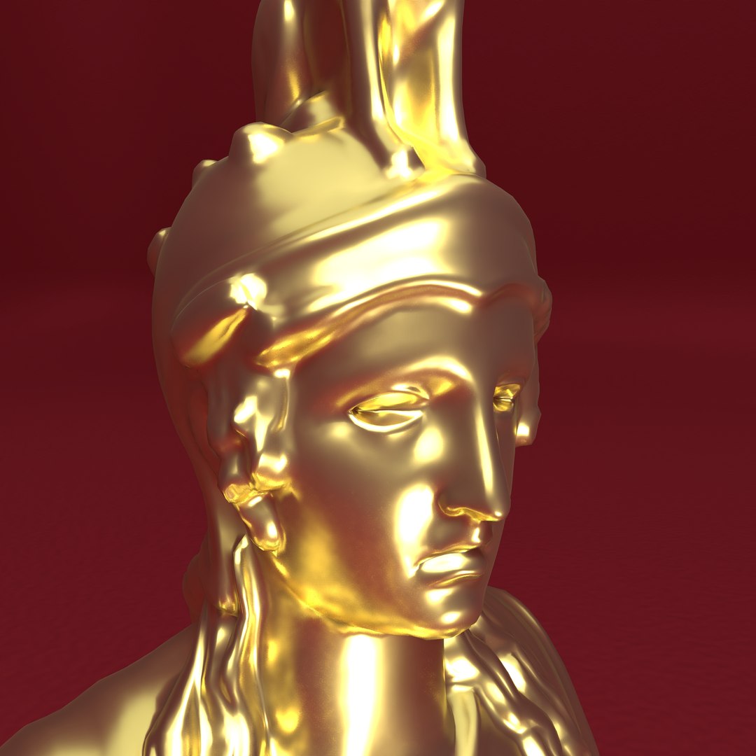 Athena Statue model - TurboSquid 2054925