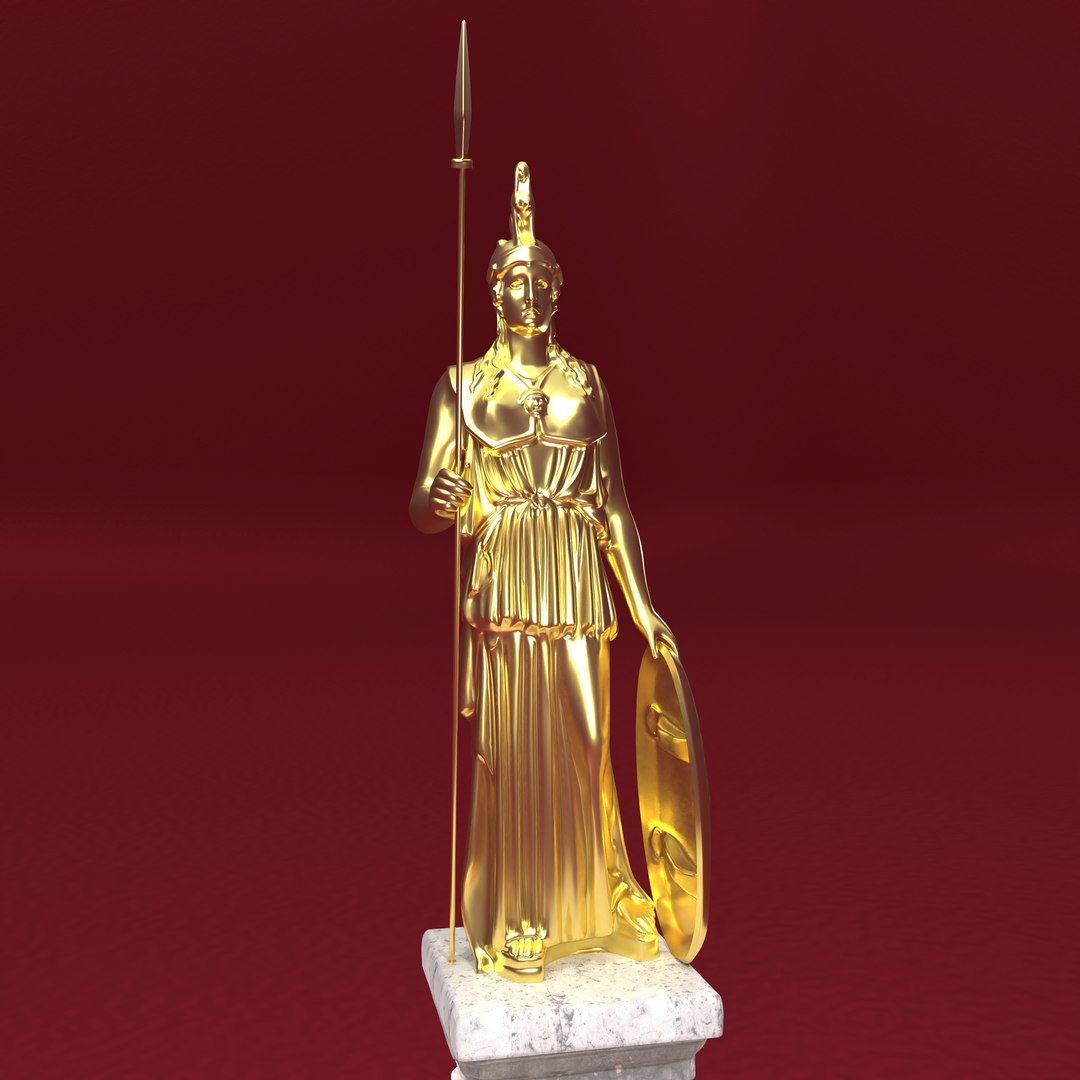 Athena Statue model - TurboSquid 2054925