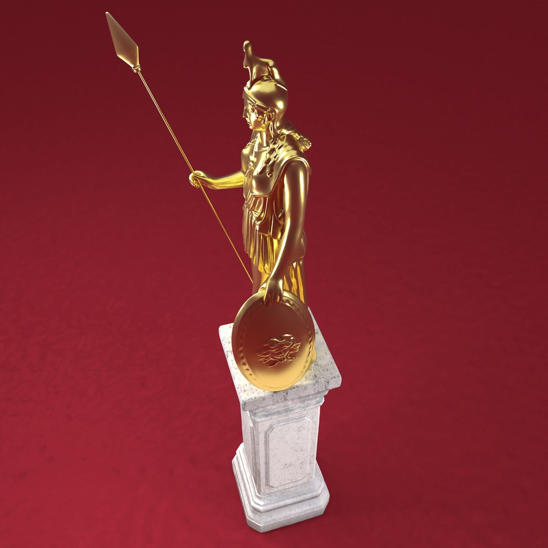 Athena Statue model - TurboSquid 2054925