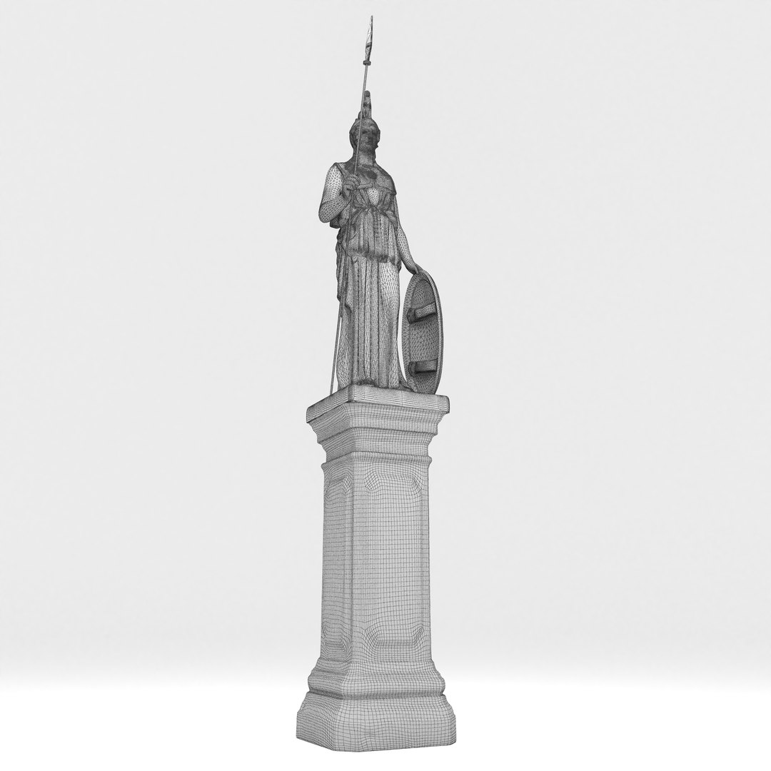 Athena Statue model - TurboSquid 2054925
