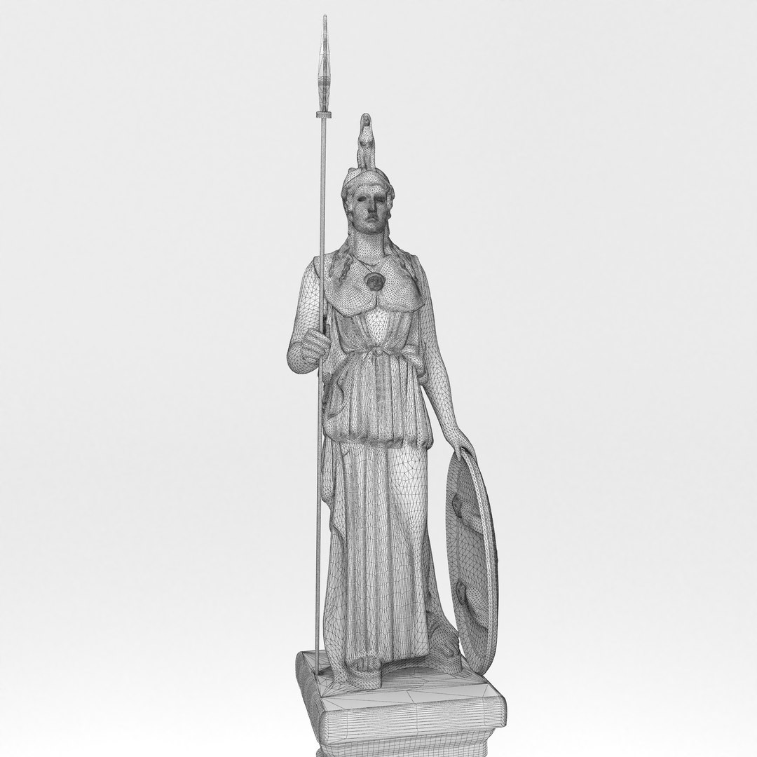 Athena Statue model - TurboSquid 2054925