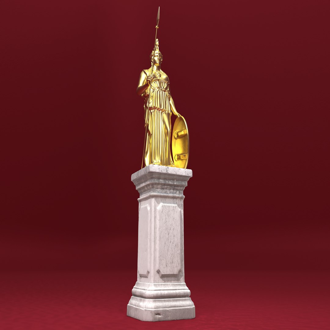 Athena Statue model - TurboSquid 2054925