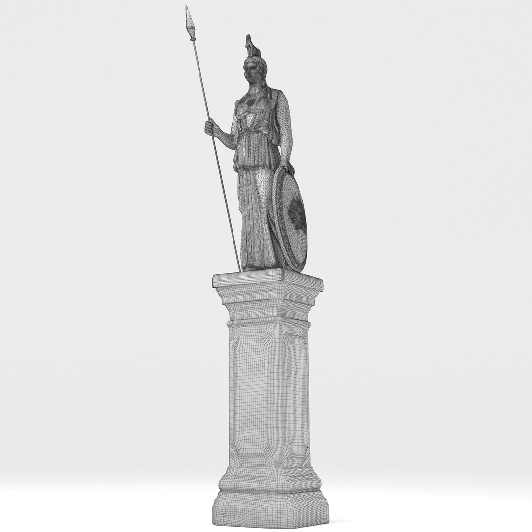 Athena Statue model - TurboSquid 2054925