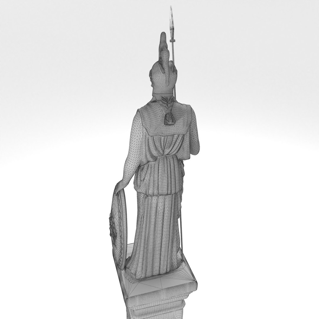 Athena Statue model - TurboSquid 2054925