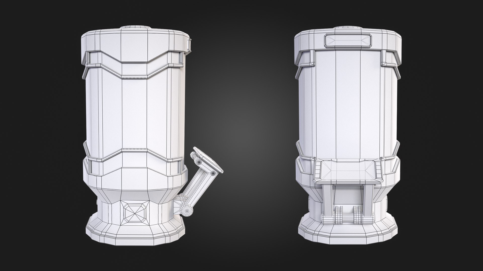3D SCI-FI Energy Container - TurboSquid 2268986