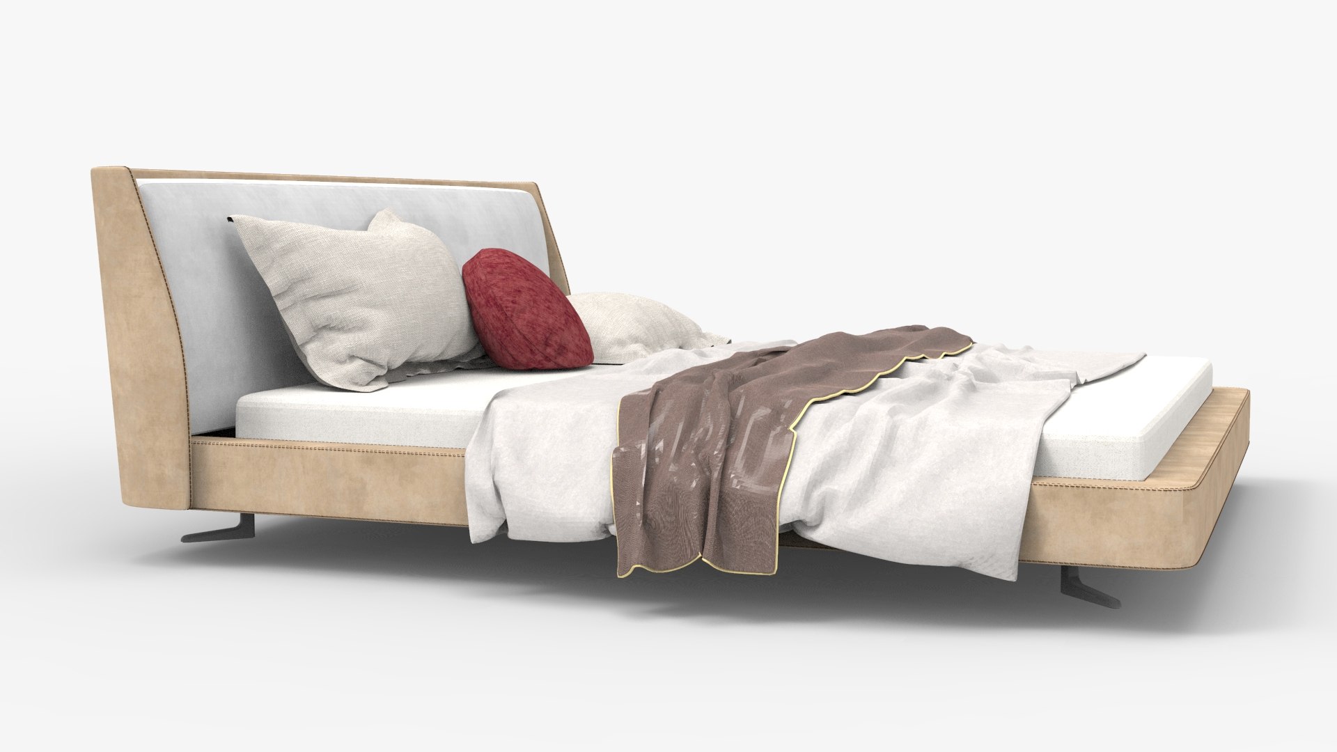 3D Model Spencer Minotti Bed - TurboSquid 2004864