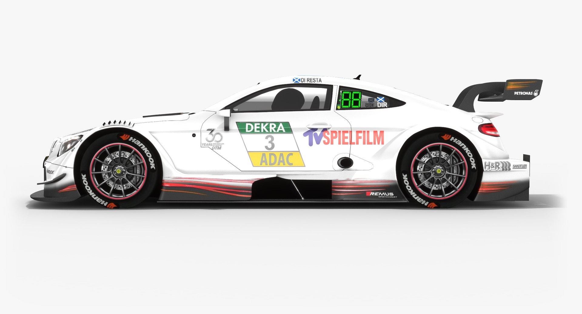 Mercedes-amg C63 Dtm Season 3D Model - TurboSquid 1311094