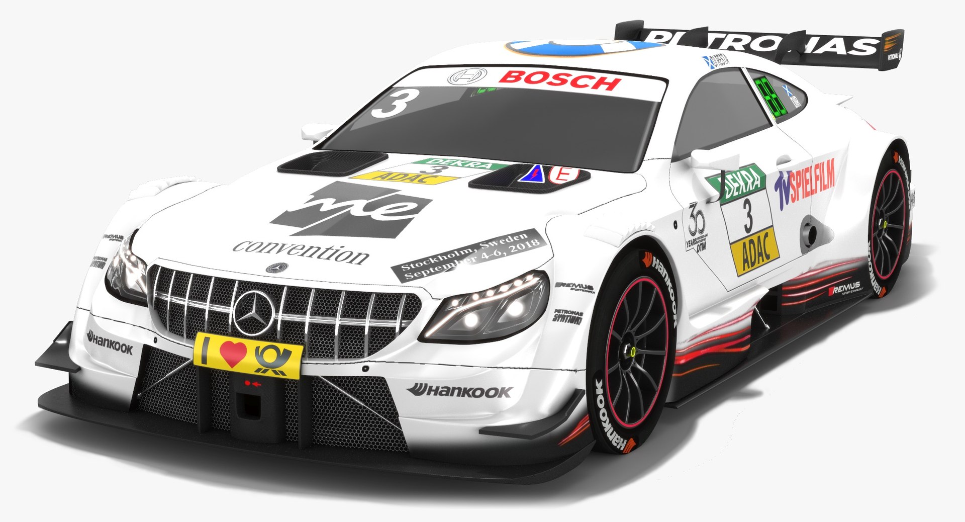 Mercedes-amg C63 Dtm Season 3D Model - TurboSquid 1311094