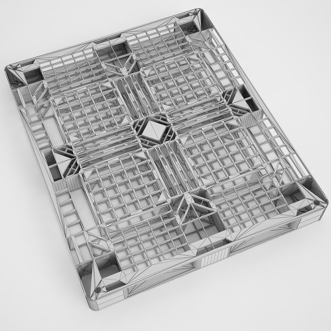Plastic Pallet 3d Model