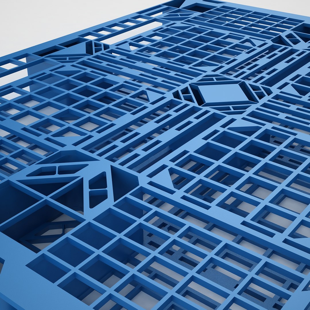 Plastic Pallet 3d Model