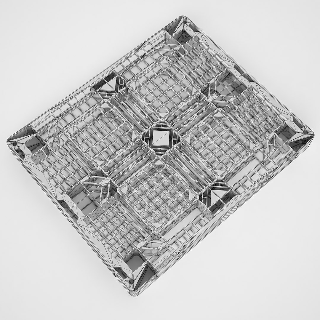 Plastic Pallet 3d Model