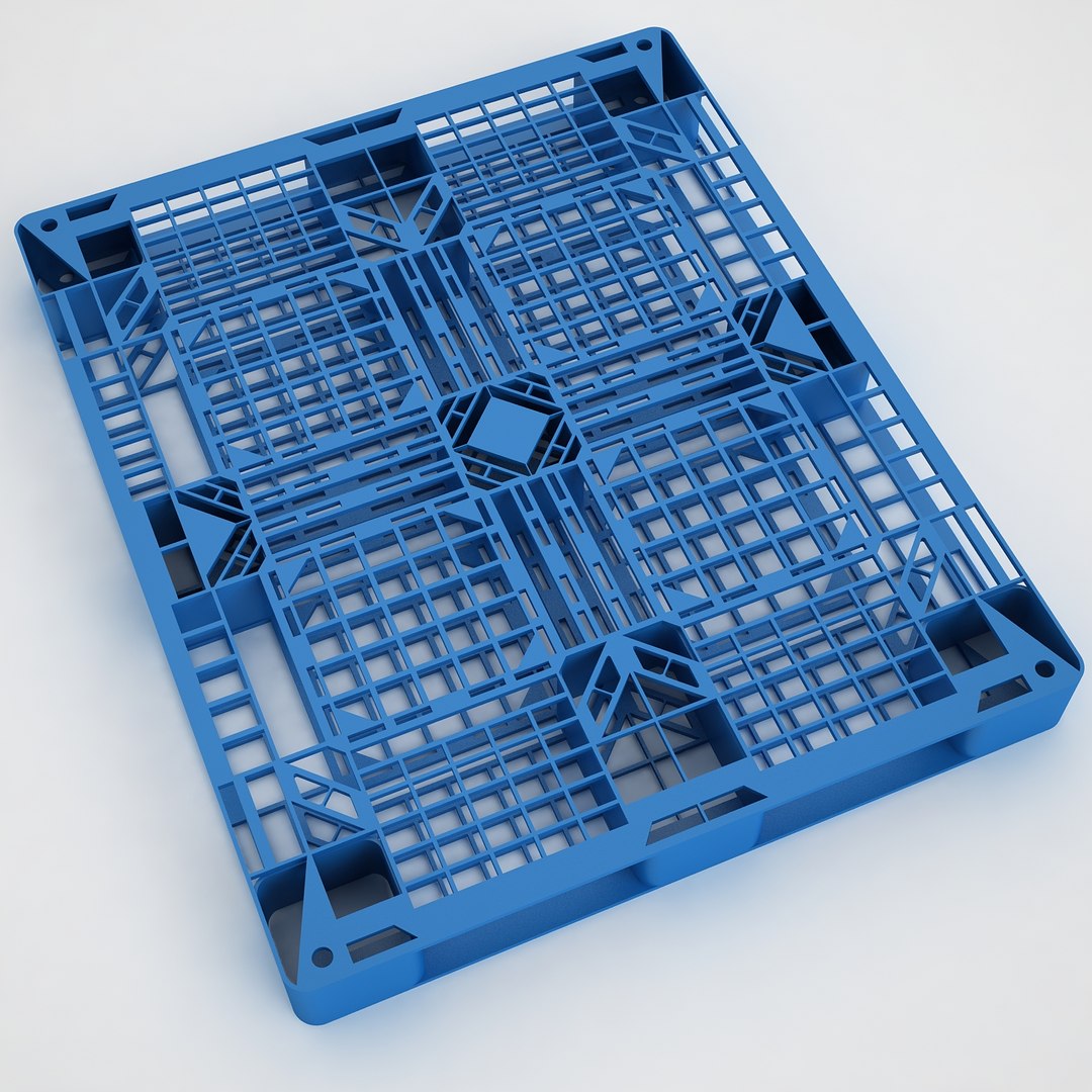 plastic pallet 3d model