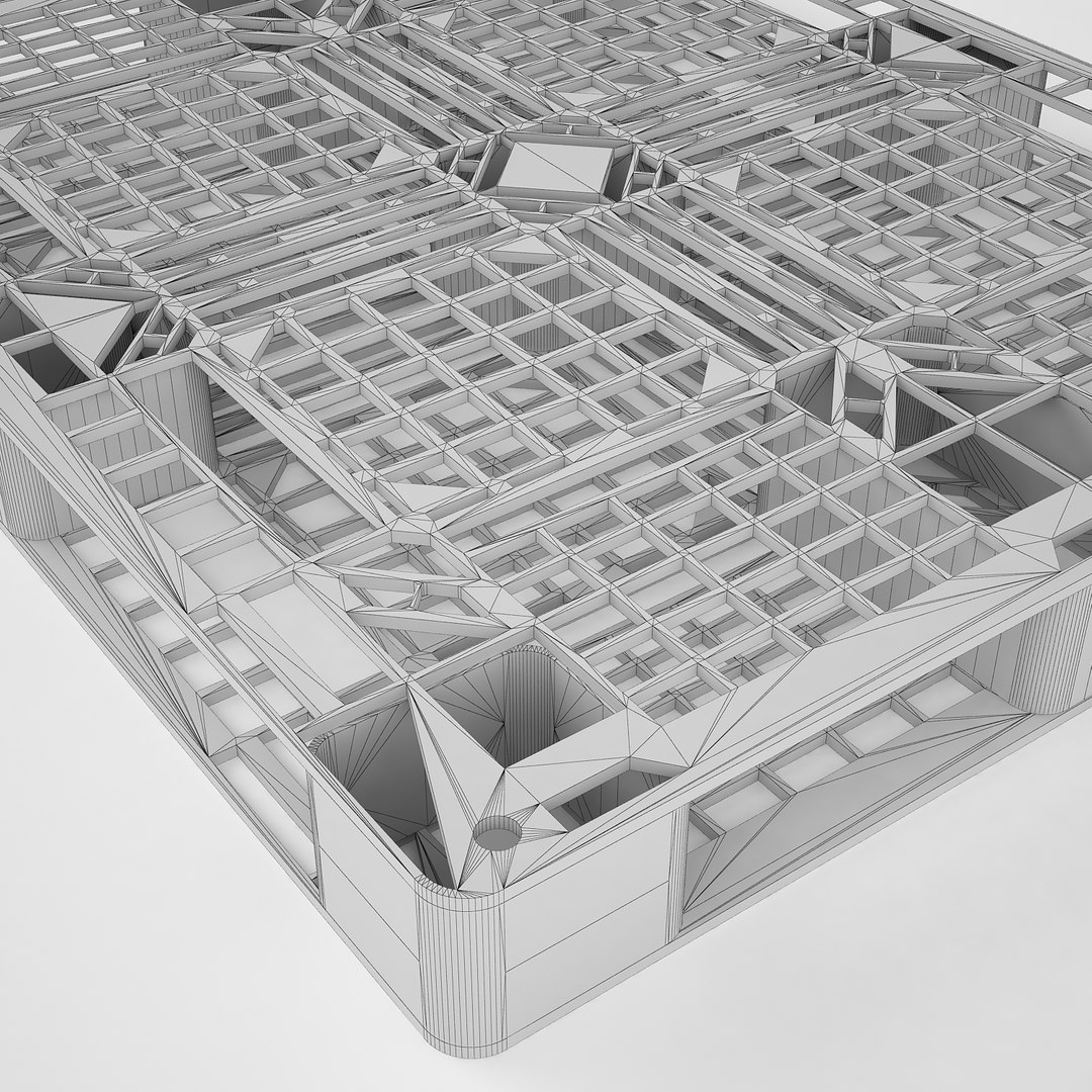 Plastic Pallet 3d Model