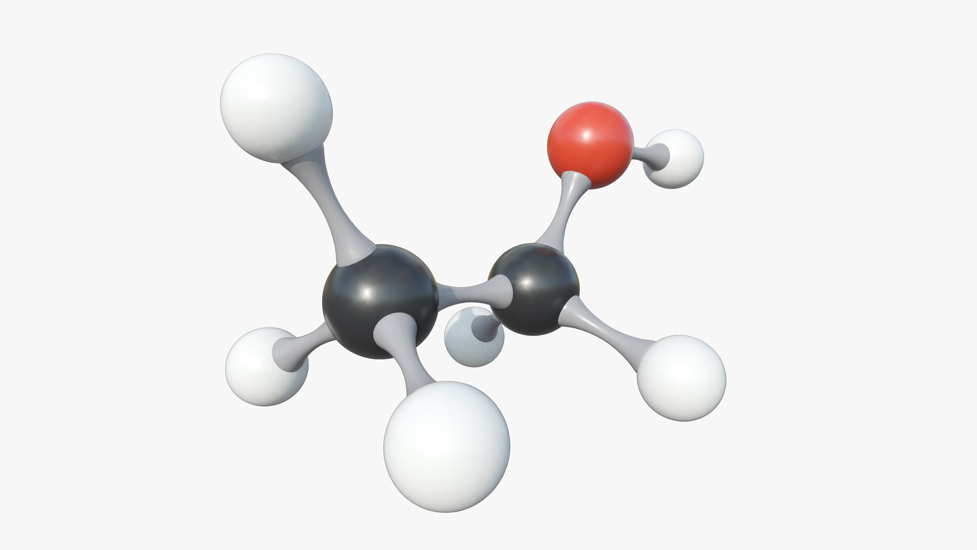 3D Ethanol Molecule With PBR 4K 8K - TurboSquid 1943473