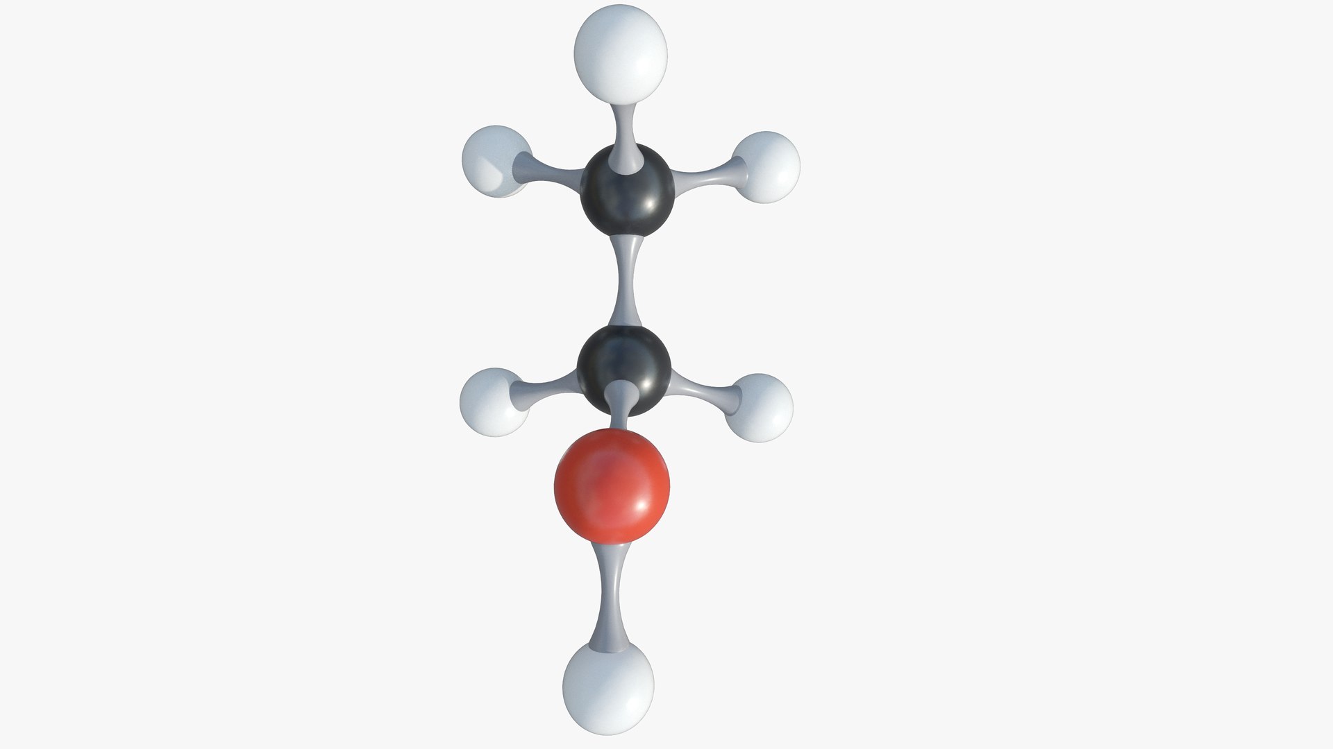 3D Ethanol Molecule With PBR 4K 8K - TurboSquid 1943473