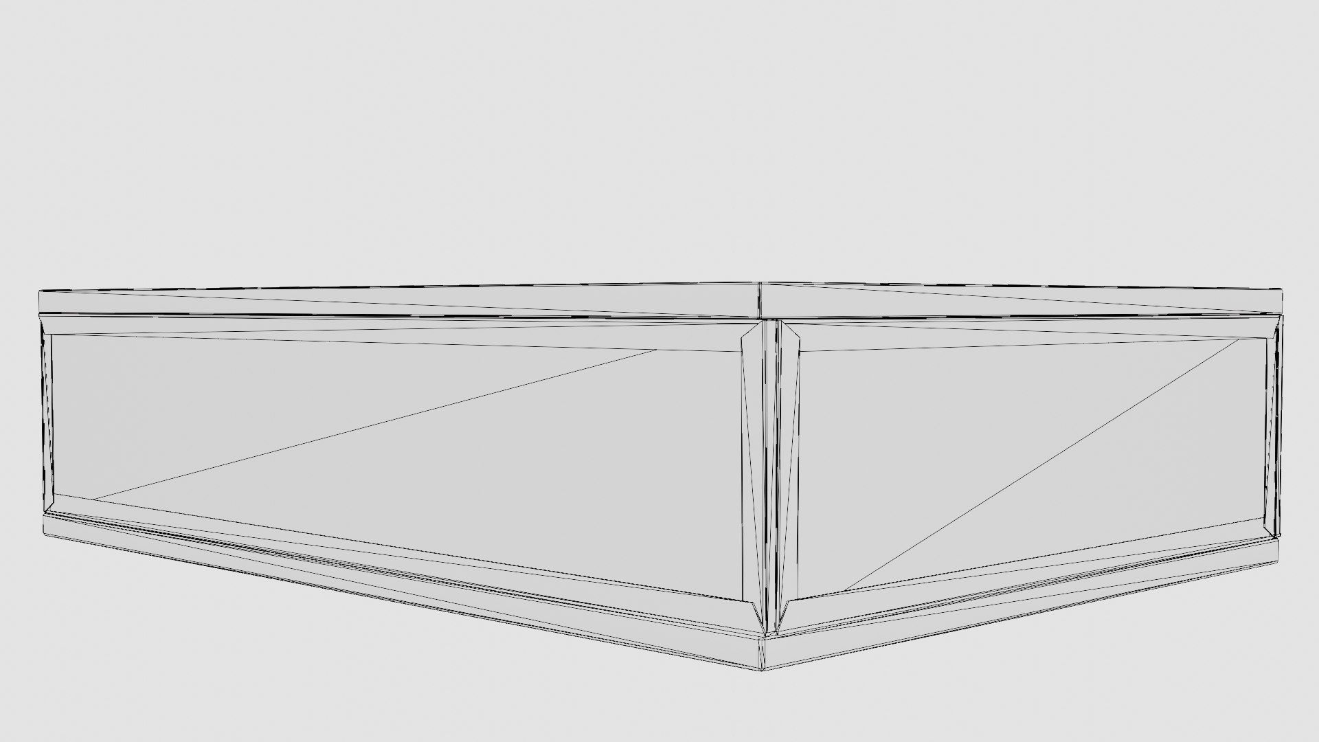 Rectangular Jewelry Box In Clear Glass 3D - TurboSquid 2246646