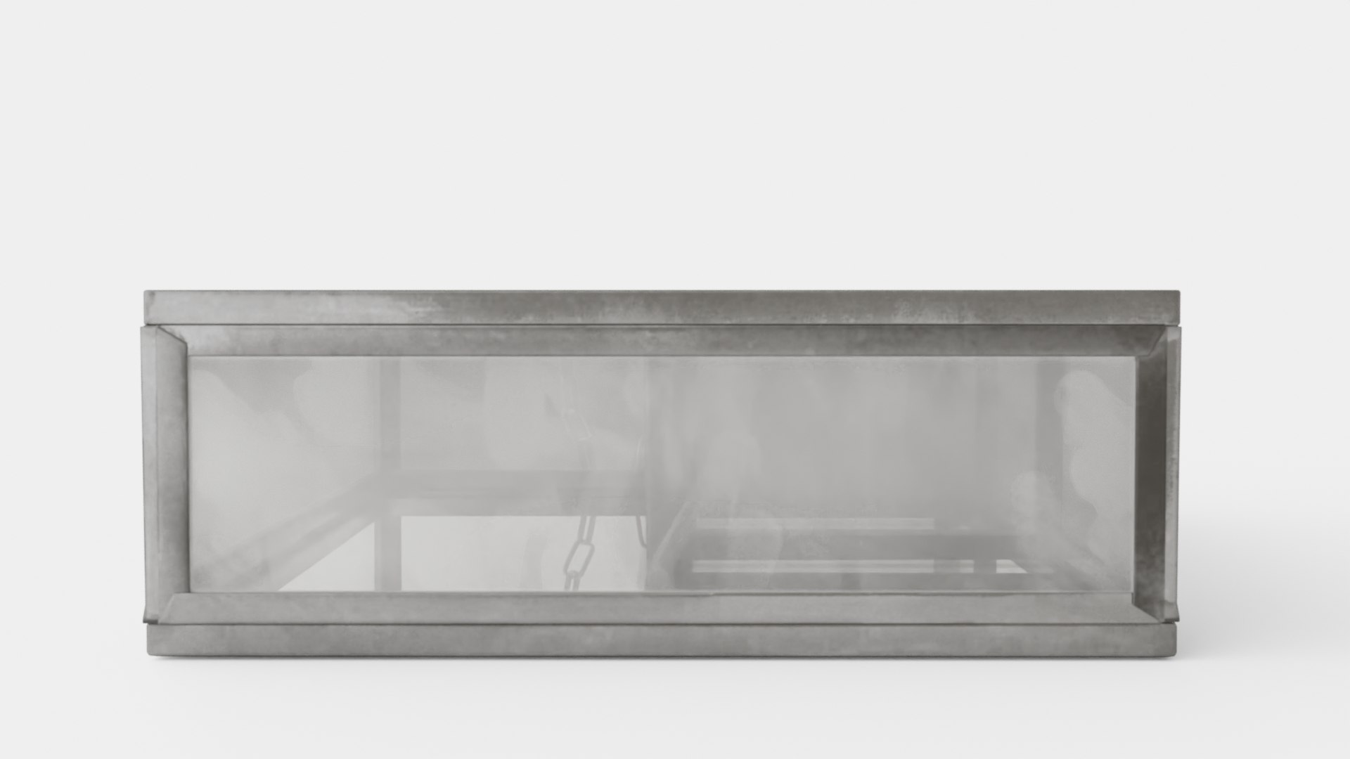 Rectangular Jewelry Box In Clear Glass 3D - TurboSquid 2246646
