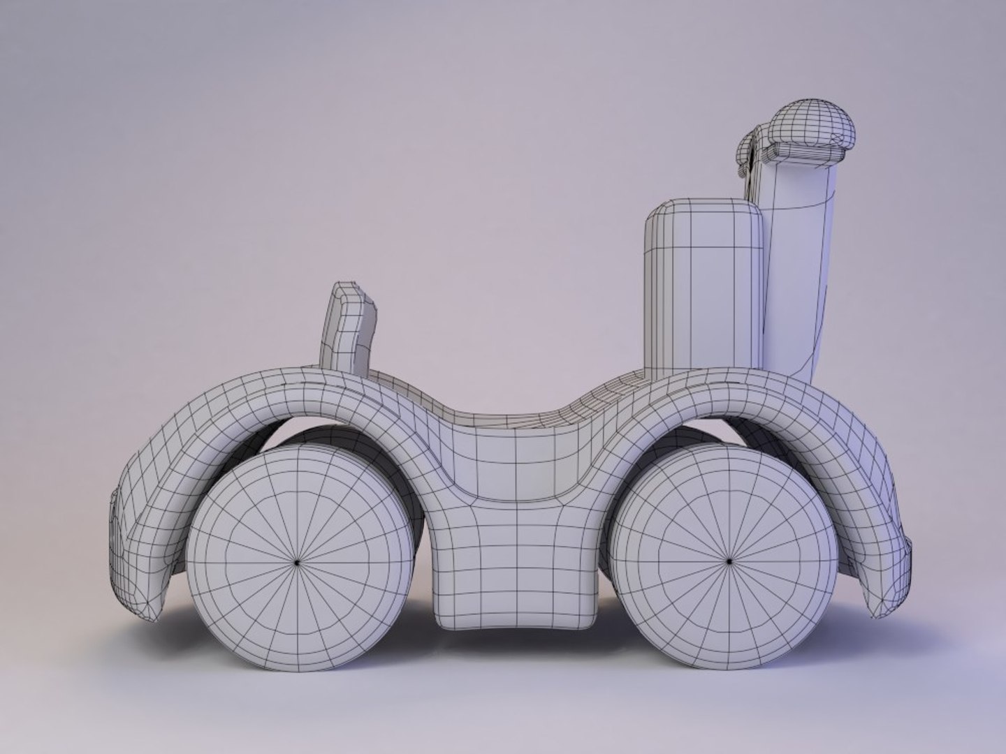 3D toy cartoon cute car model - TurboSquid 1542674