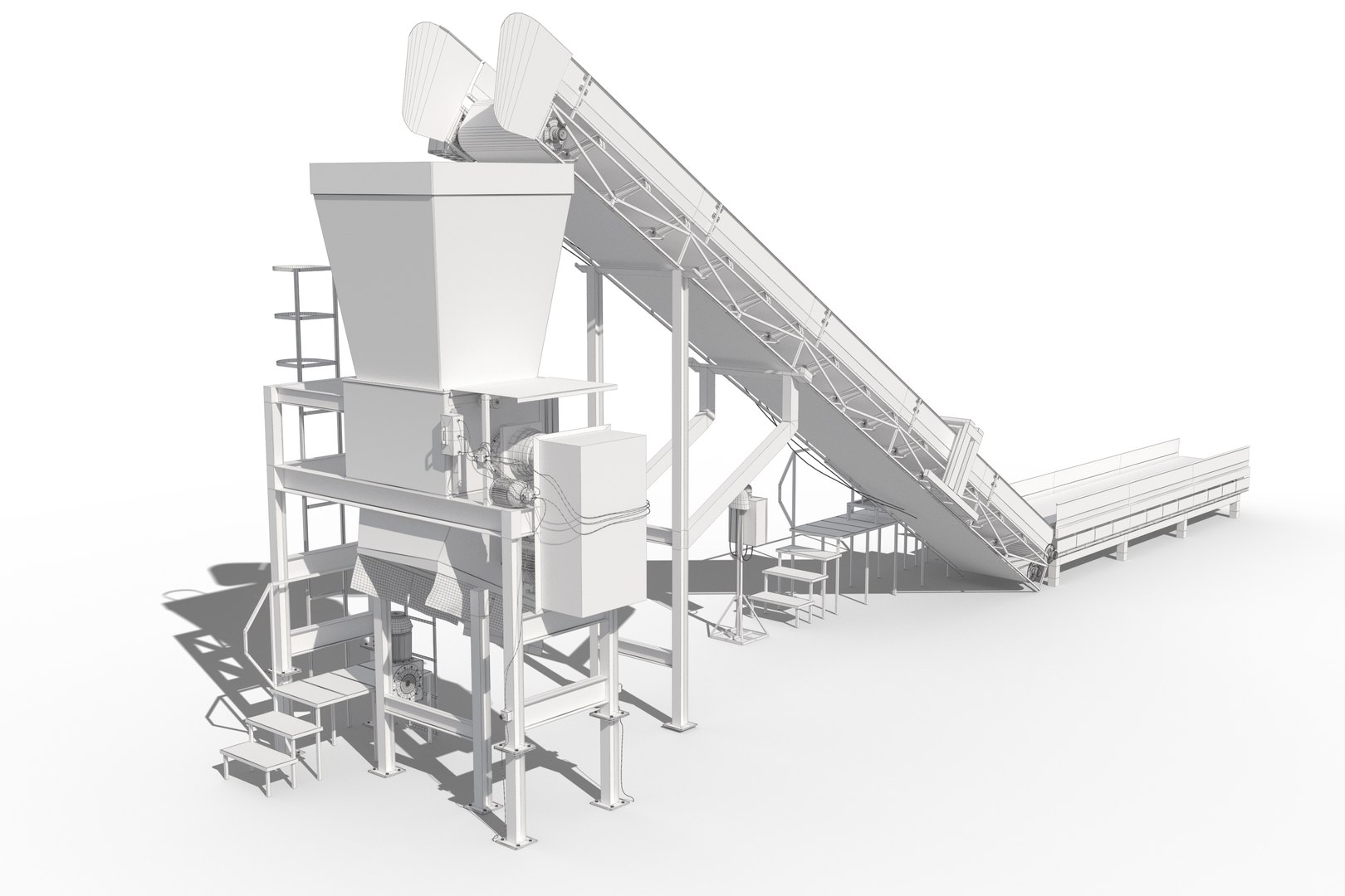 Recycling Machine 3d Model