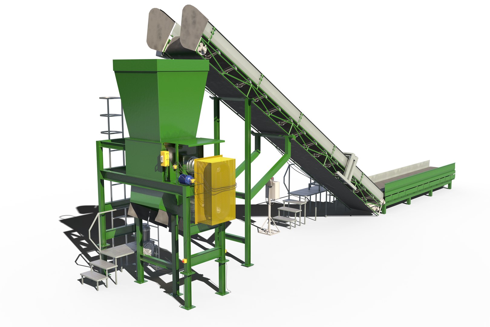 Recycling Machine 3d Model