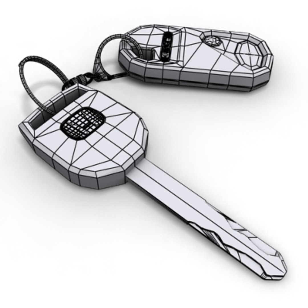3d Car Keys Model