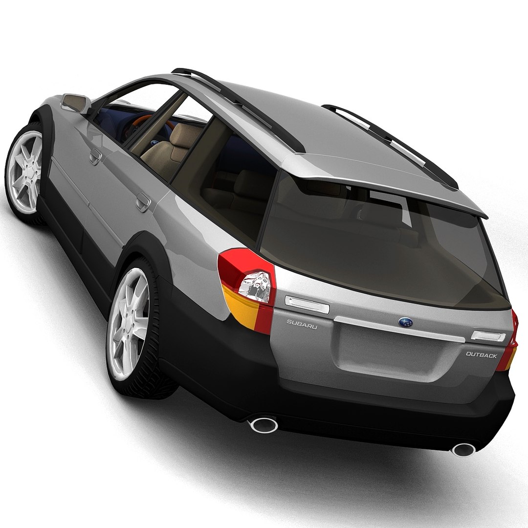 3d subaru outback 2005 wagon model