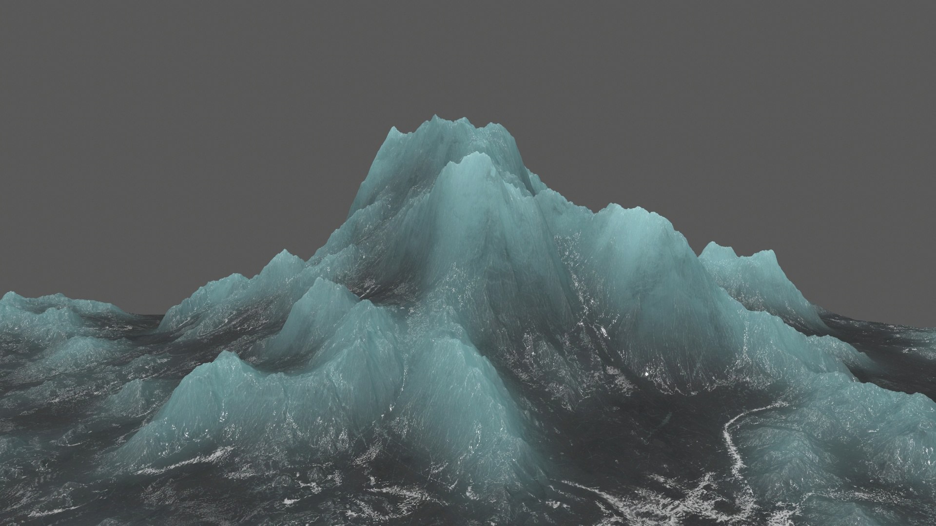 3D ice mountain model - TurboSquid 1313366