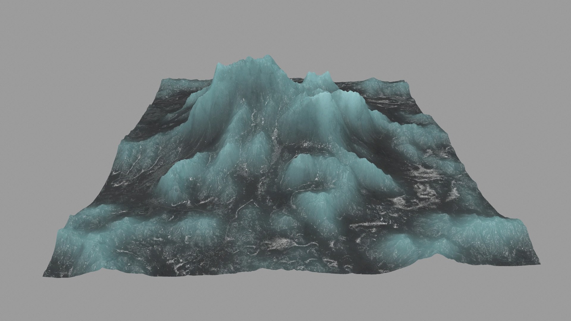 3D ice mountain model - TurboSquid 1313366